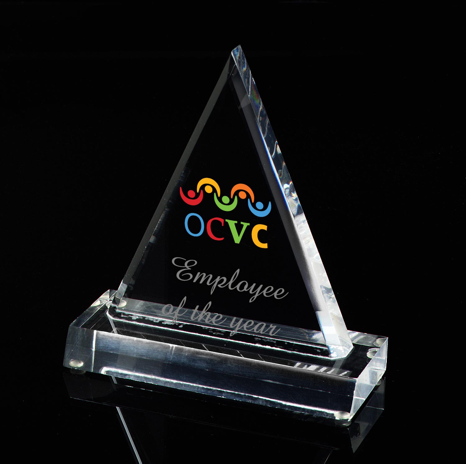 Acrylic Triangle Award - DRTC Awards