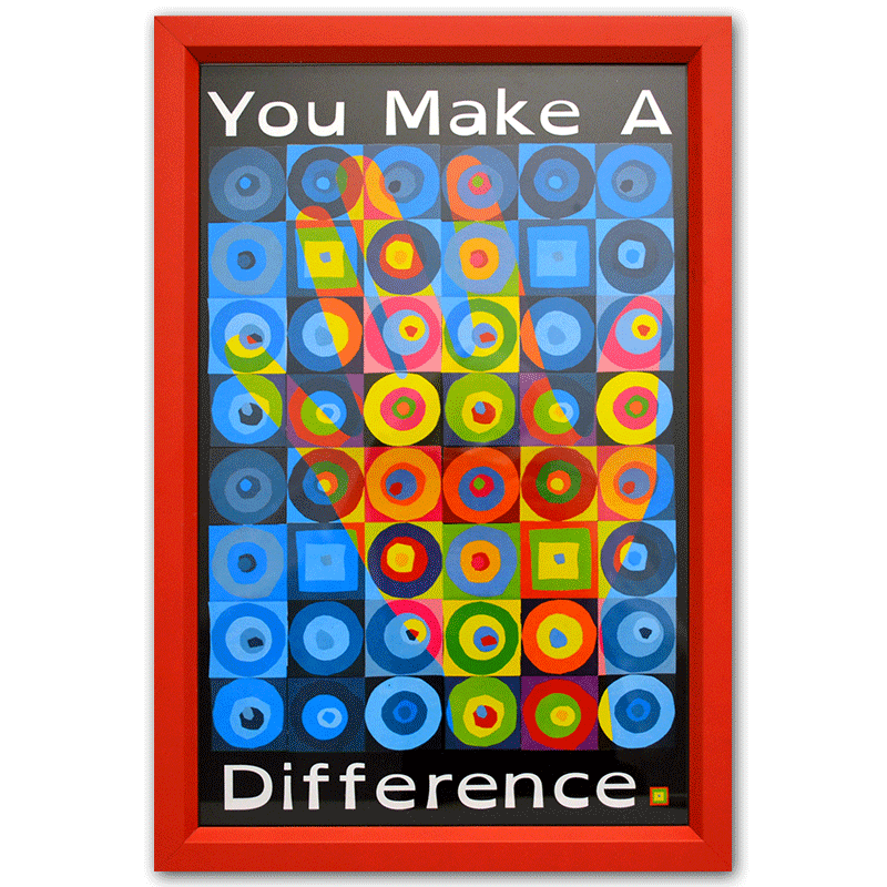 Framed You Make A Difference Poster DRTC framed-you-make-a-difference-poster-drtc